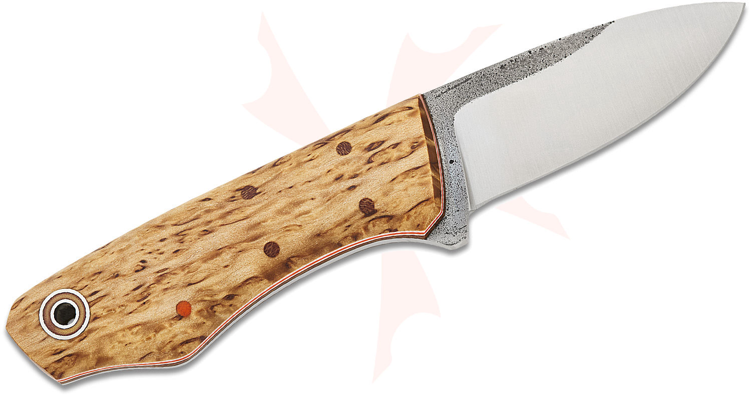 Fiddleback Forge Custom Snowbill Fixed Blade Knife 3" CPM-MagnaCut ...