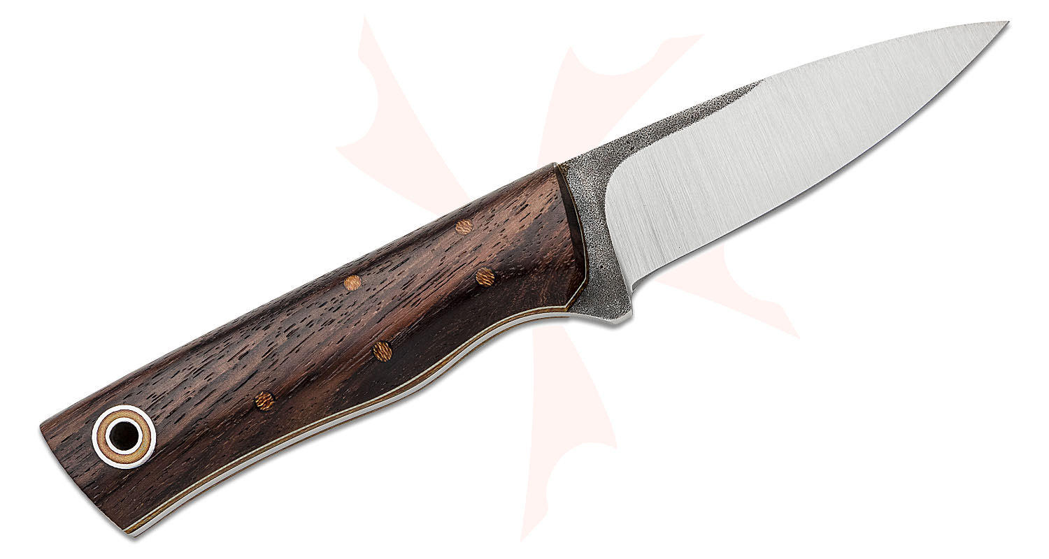 Fiddleback Forge Custom Pocket Kephart Fixed Blade Knife 3.31" Nitro-V ...