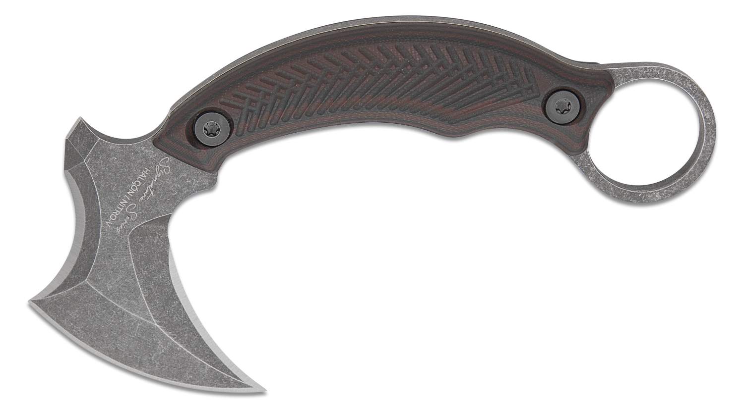 Filo Bladeworks Custom Halcon Karambit Fixed Blade Knife 2.5" Nitro-V ...