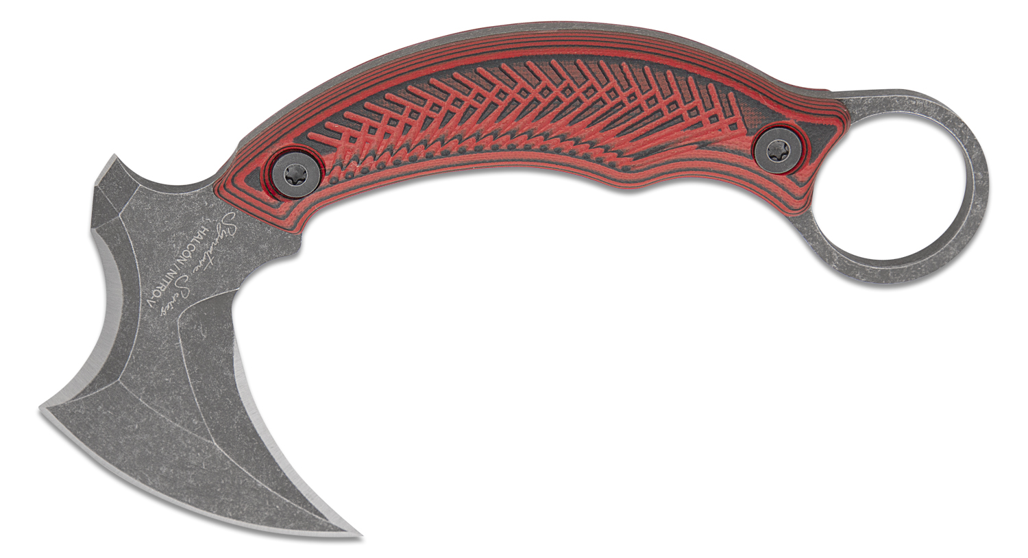 Filo Bladeworks Custom Halcon Karambit Fixed Blade Knife 2.5" Nitro-V ...
