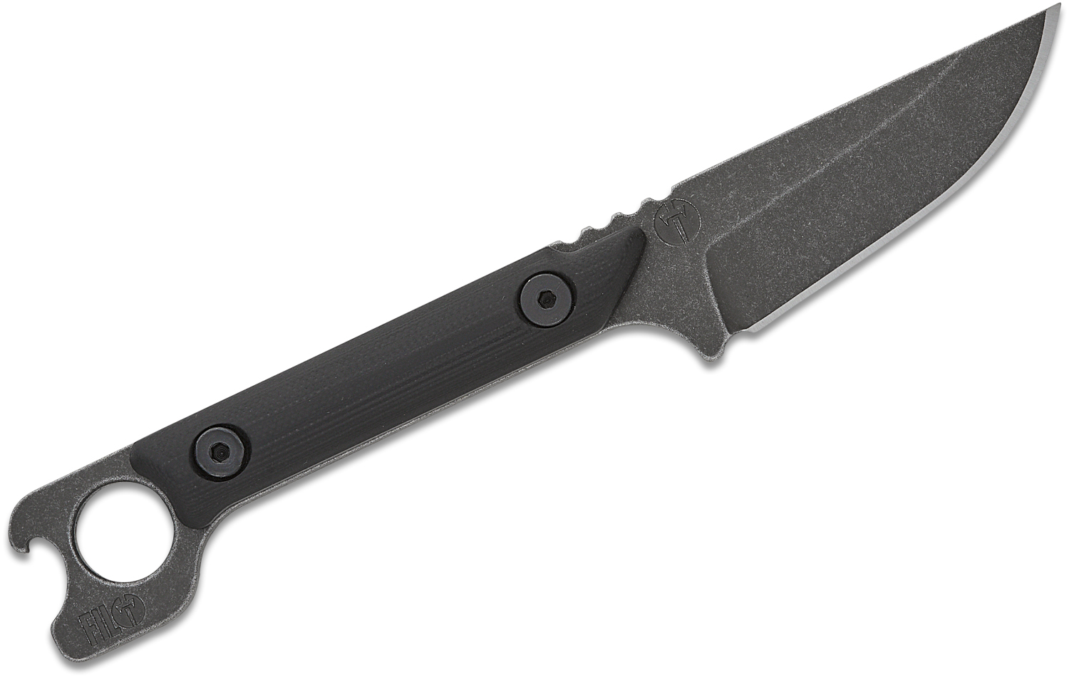 Filo Bladeworks Toro EDC Fixed Blade Knife 2.75" 80CrV2 Parkerized ...