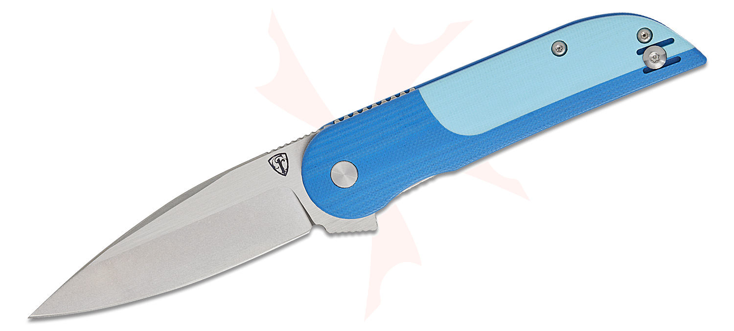 Finch Knife Company DEVIL'S FINGER Flipper Knife 3" 14C28N Two-Tone ...