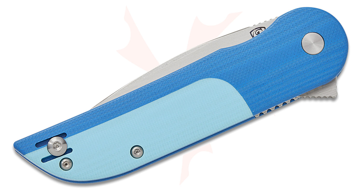 Finch Knife Company DEVIL'S FINGER Flipper Knife 3" 14C28N Two-Tone ...