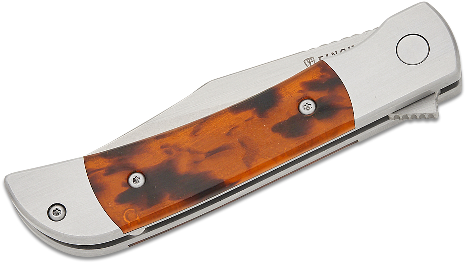Finch Knife Company Frog Leg Flipper Knife 3.1" 154CM Two-Tone Clip ...