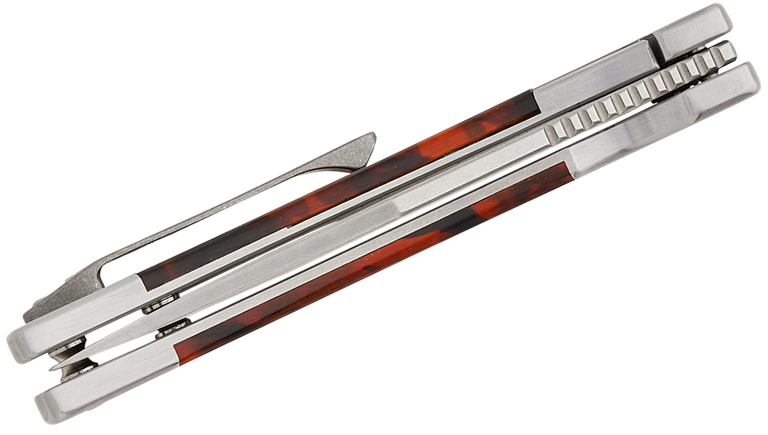 Finch Knife Company Frog Leg Flipper Knife 3.1" 154CM Two-Tone Clip ...