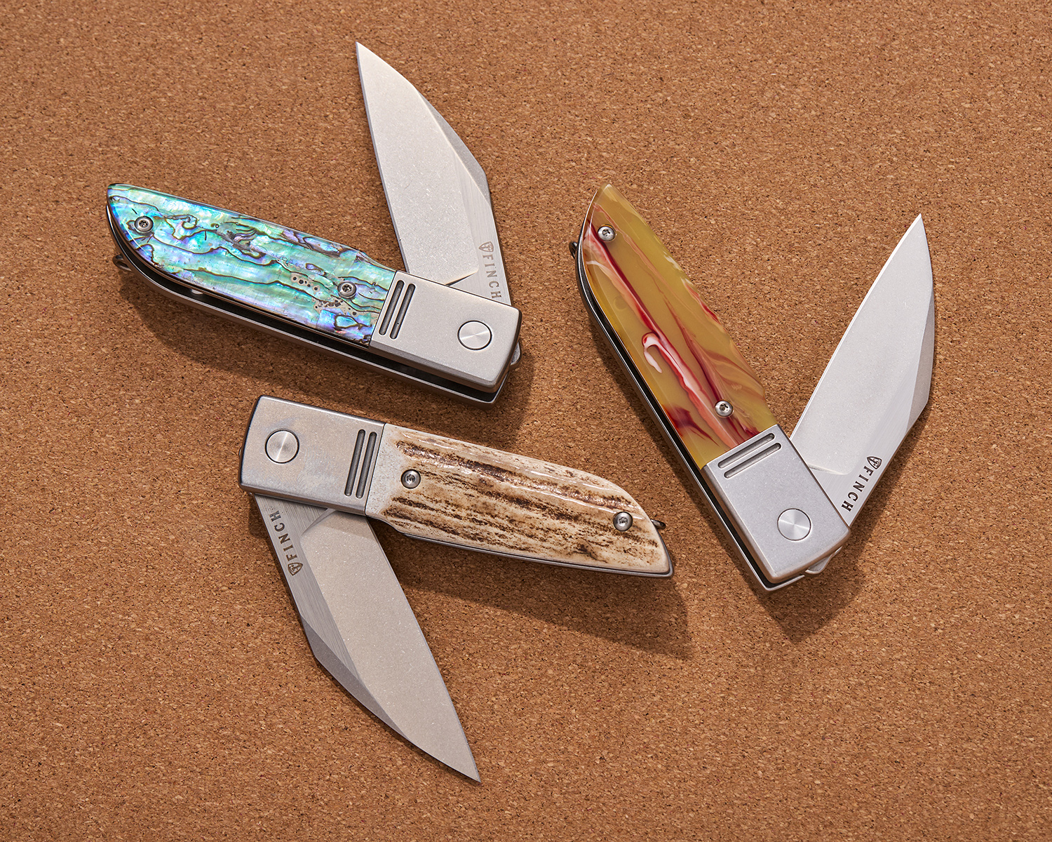 Finch Knife Company Geneva Spur Frame Lock Flipper Knife 2.9" 154CM Two ...