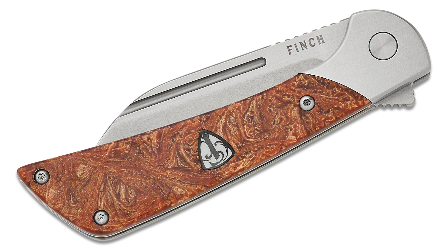 Finch Knife Company HELLFIRE Inferno Flipper Knife 3" 154CM Satin ...