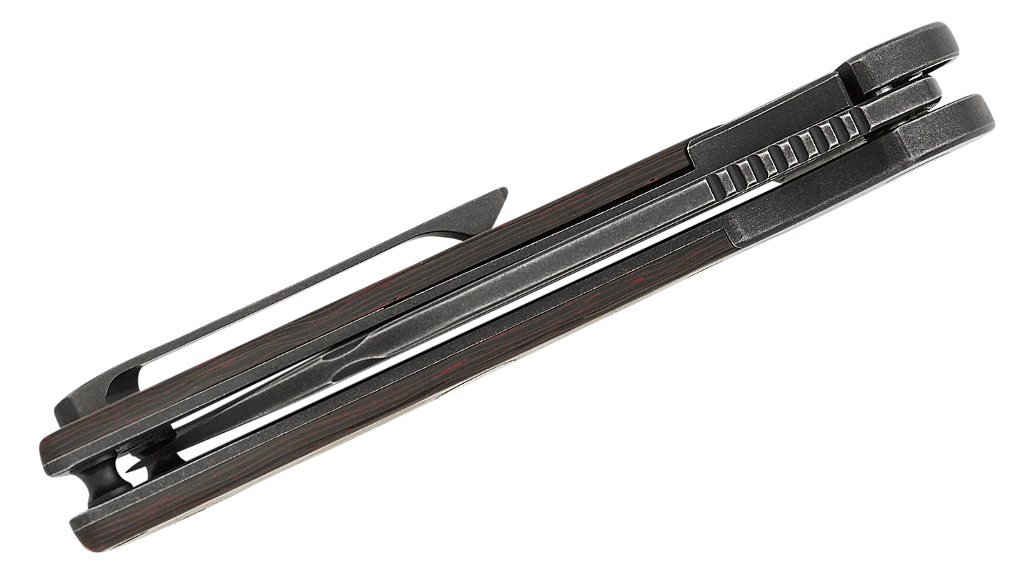 Finch Knife Company HELLFIRE Sabotage Flipper Knife 3" 154CM Black ...