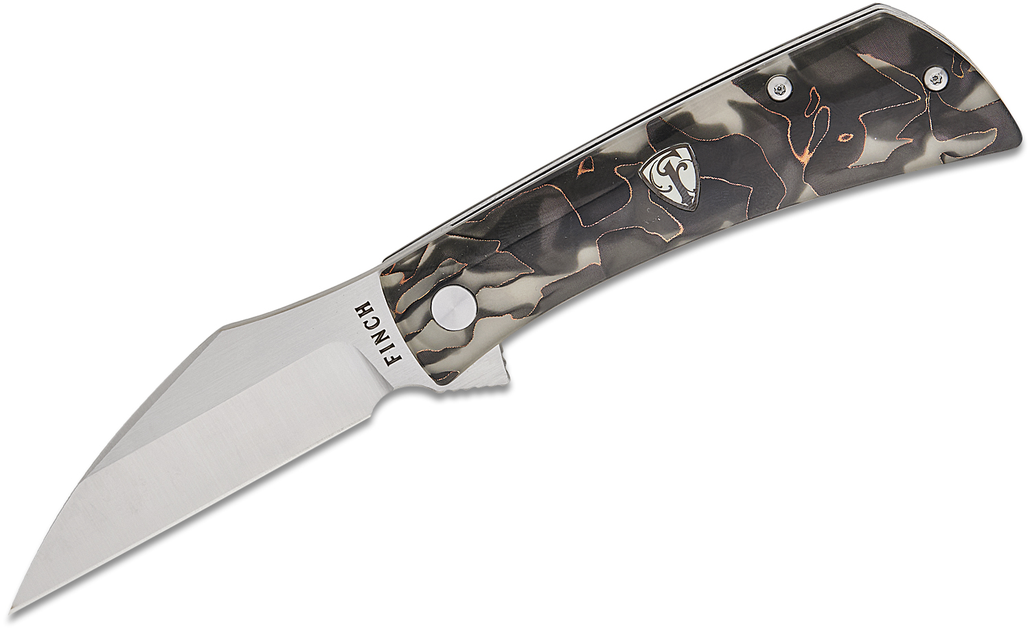 Finch Knife Company NOCTURNAL Liner Lock Flipper Knife 3" 14C28N Satin ...