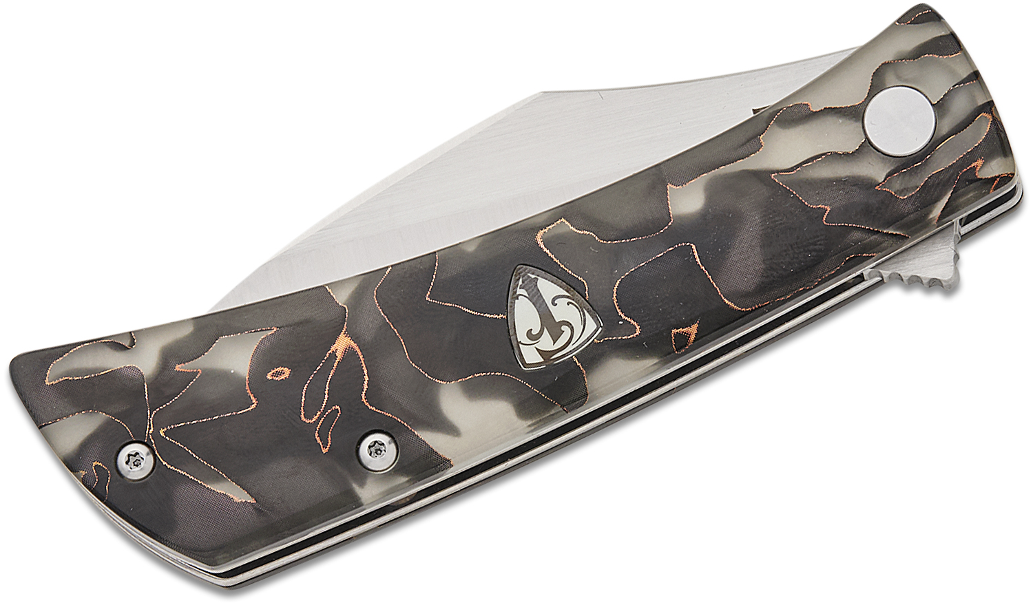 Finch Knife Company NOCTURNAL Liner Lock Flipper Knife 3" 14C28N Satin ...