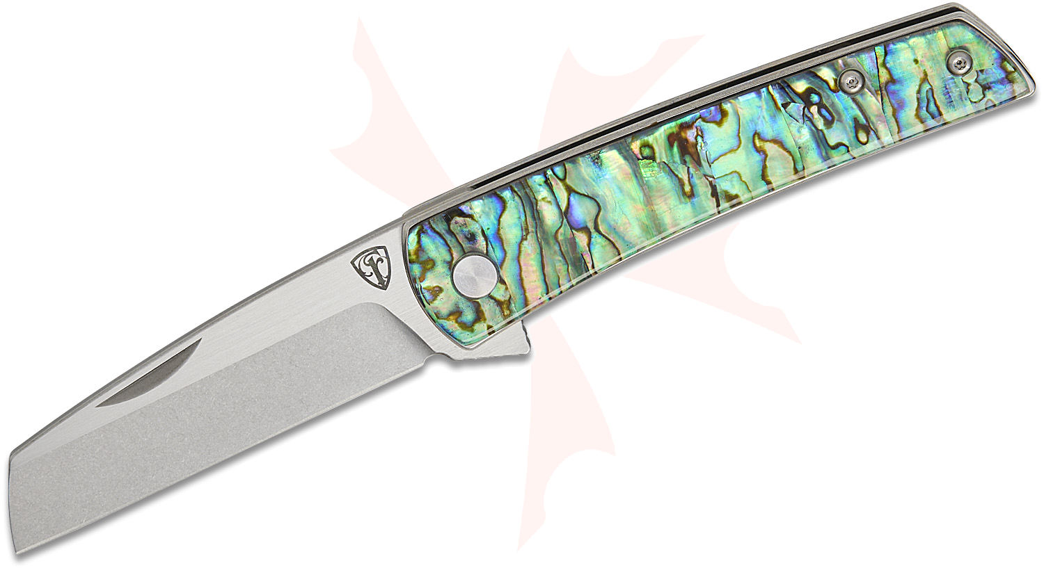 Finch Knife Company Oxbow Liner Lock Flipper Knife 3" N690 Two-Tone ...