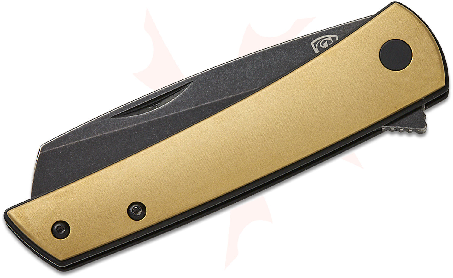 Finch Knife Company Oxbow Liner Lock Flipper Knife 3" N690 Black ...