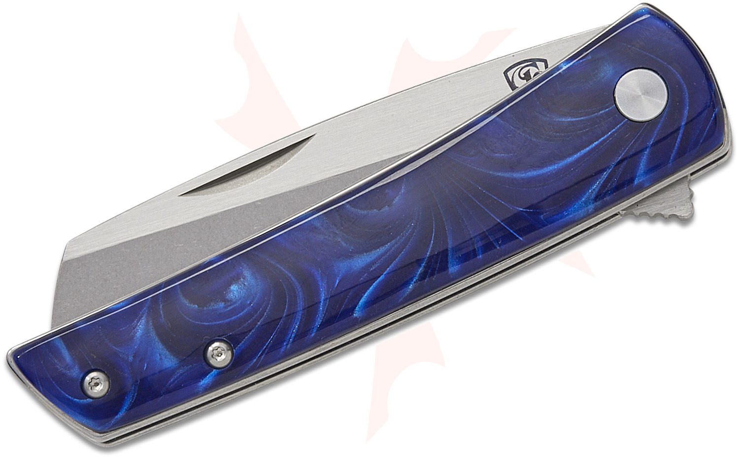 Finch Knife Company Oxbow Liner Lock Flipper Knife 3" N690 Two-Tone ...