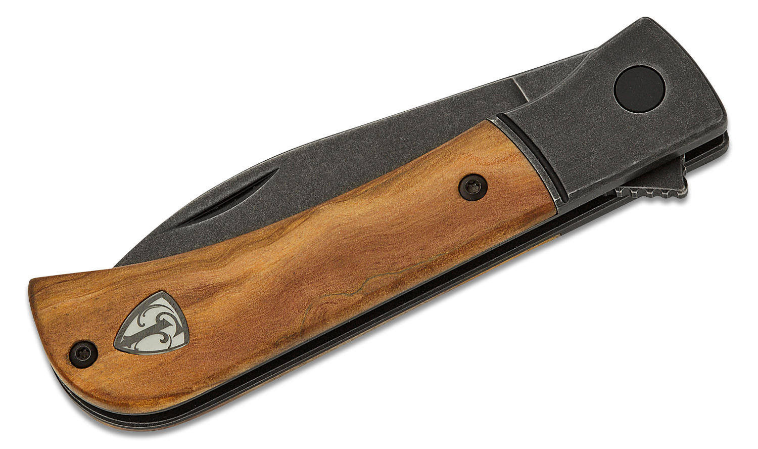 Finch Knife Company PIPELINE Olive Flipper Knife 3" 154CM Black ...