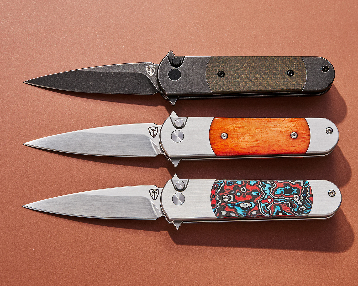 Finch Knife Company ROADRUNNER Gen 2 Button Lock Flipper Knife 3" 154CM ...
