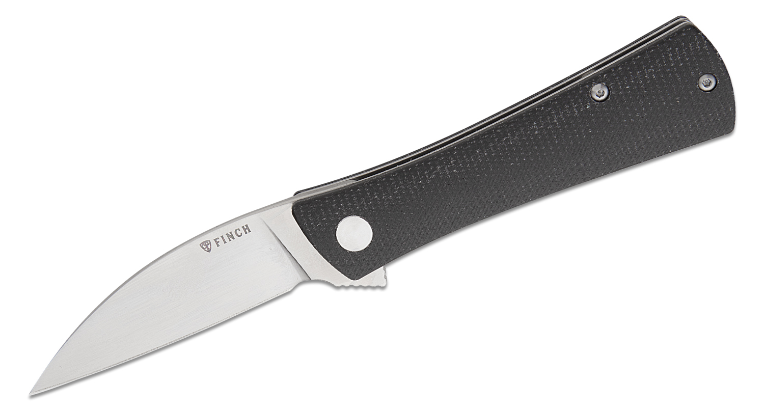 Finch Knife Company SHIV Liner Lock Flipper Knife 2.8" 14C28N Satin ...