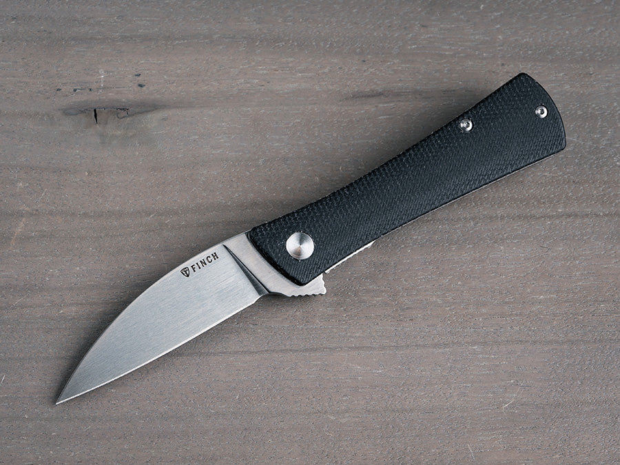 Finch Knife Company SHIV Liner Lock Flipper Knife 2.8" 14C28N Satin ...