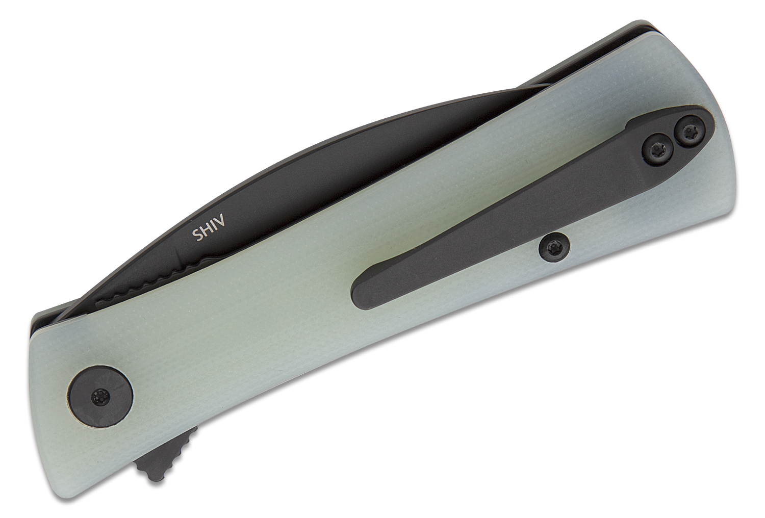 Finch Knife Company SHIV Liner Lock Flipper Knife 2.8" 14C28N Black ...