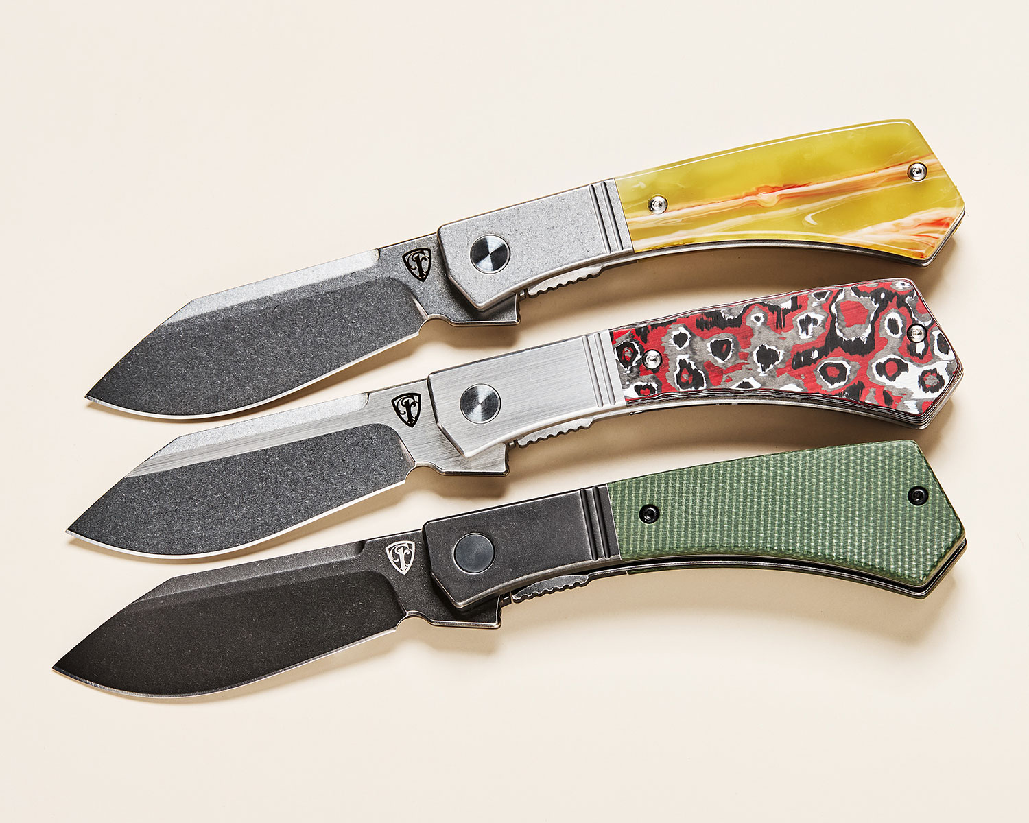 Finch Knife Company Stray Dog Flipper Knife 3.25" N690 Two-Tone Clip ...