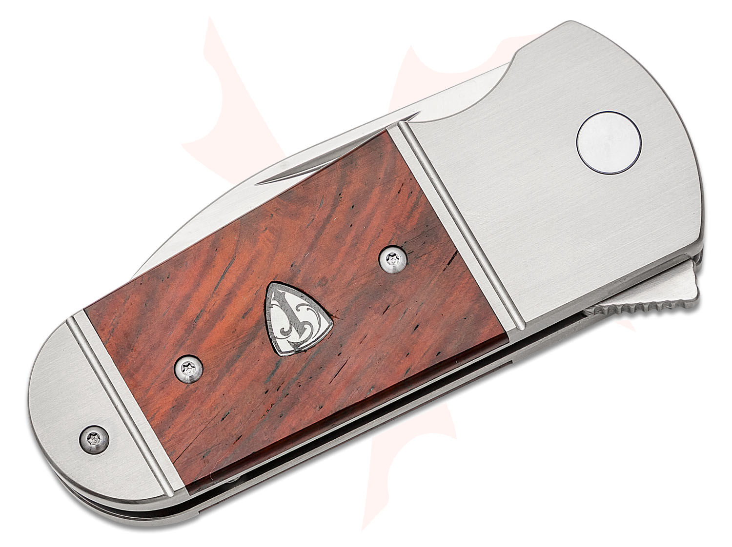 Finch Knife Company BUFFALO TOOTH Flipper Knife 3" 154CM Satin Blade ...