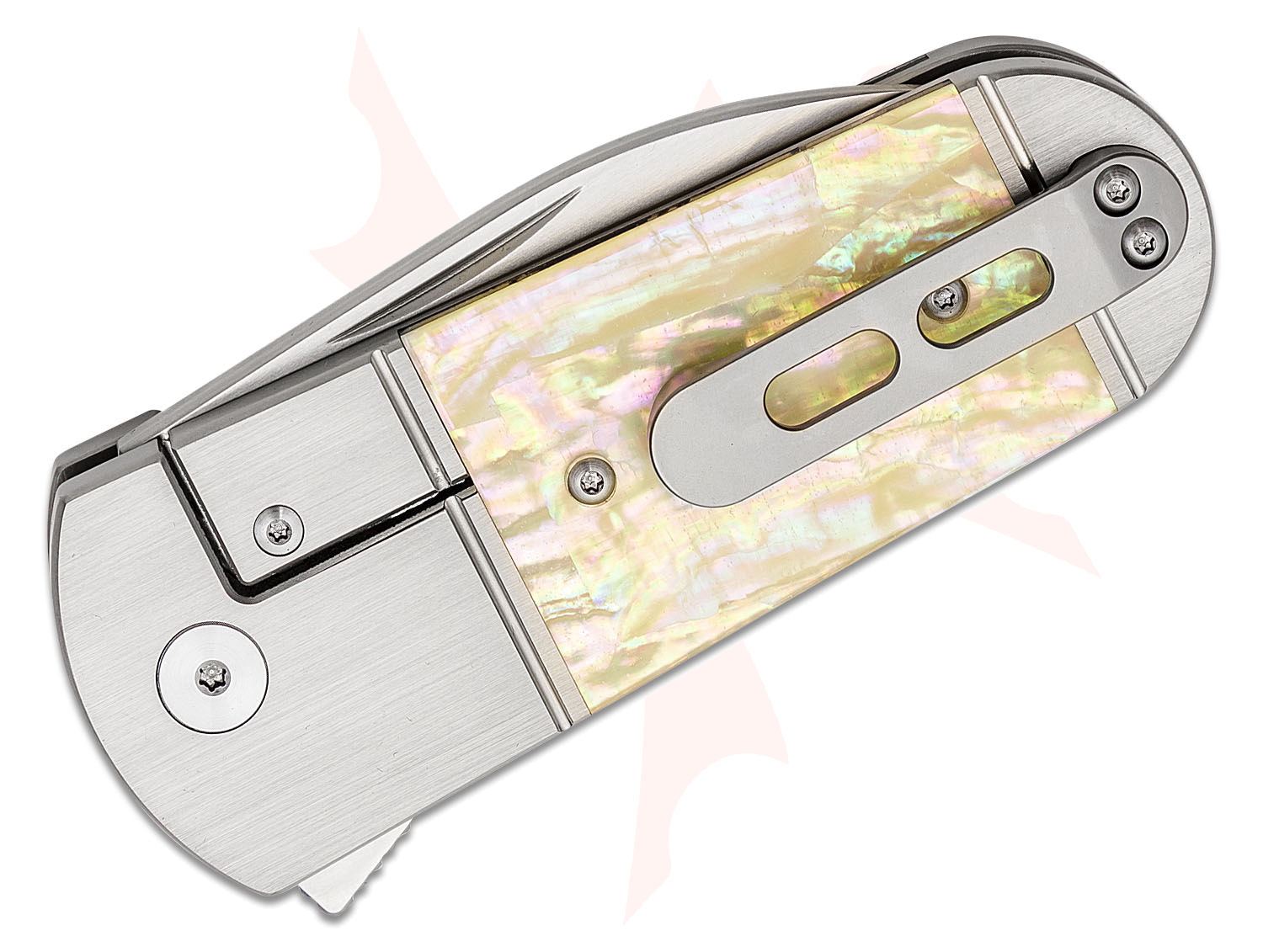 Finch Knife Company BUFFALO TOOTH Flipper Knife 3" 154CM Satin Blade ...