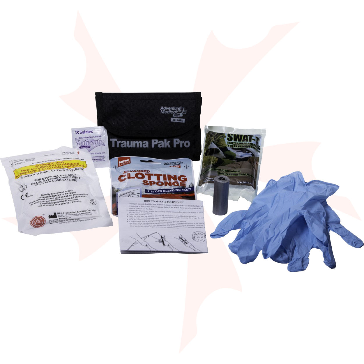 Adventure Medical Kits Trauma Pack Pro with QuikClot & Swat-T ...