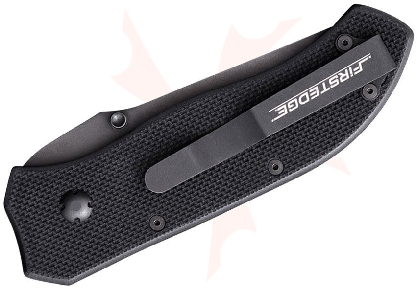 FirstEdge TrackLock Tactical Hunter Assisted Folding Knife 3.2" Black ...