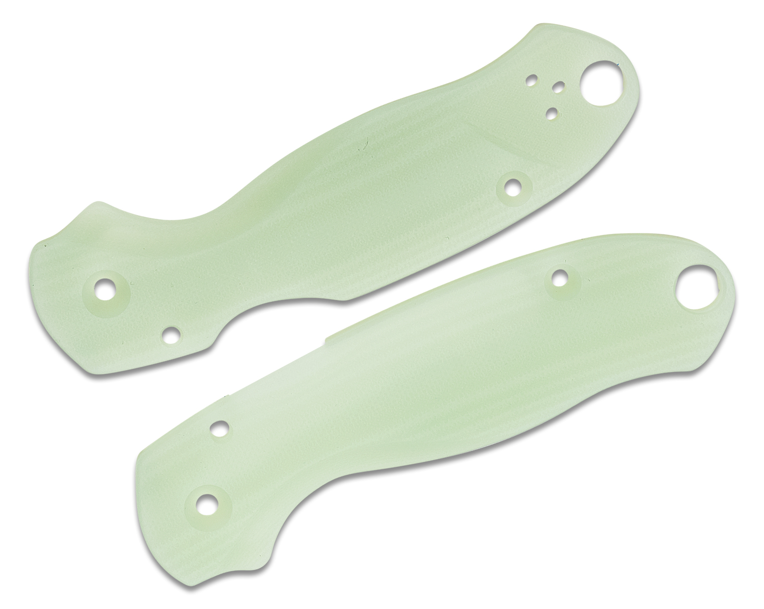 Flytanium Lotus Natural (Jade) G10 Scales for Spyderco Para 3, Knife ...