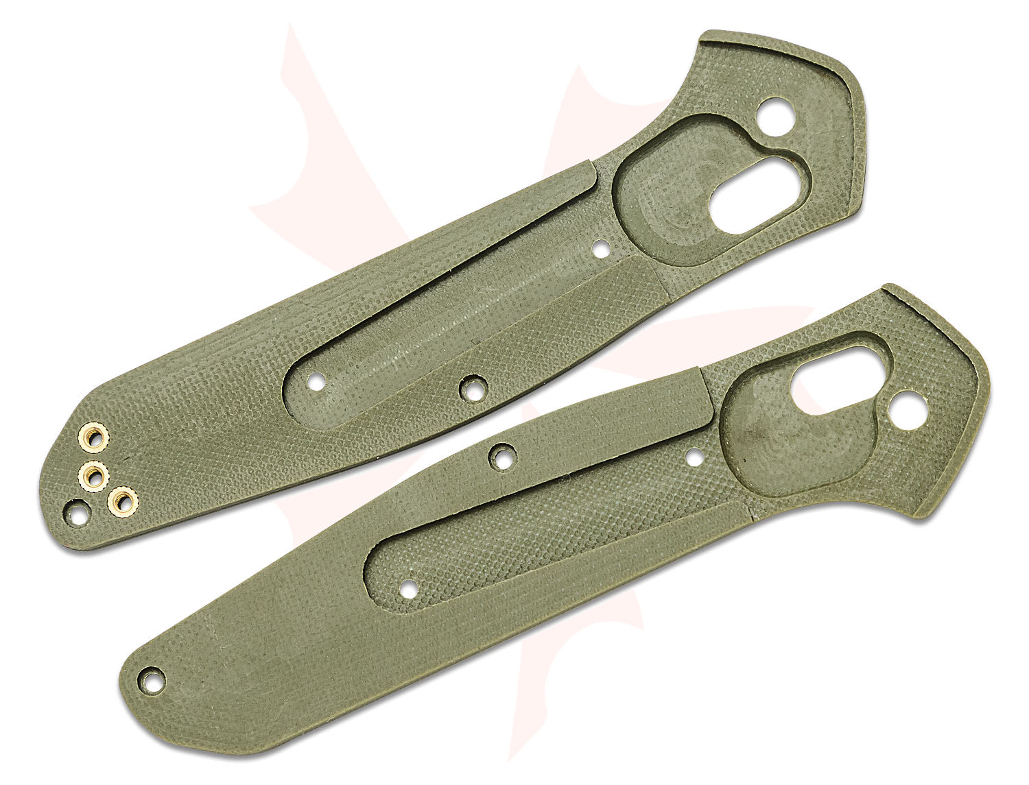 Flytanium Radar Natural OD Green G10 Handle Kit for Benchmade 940 ...