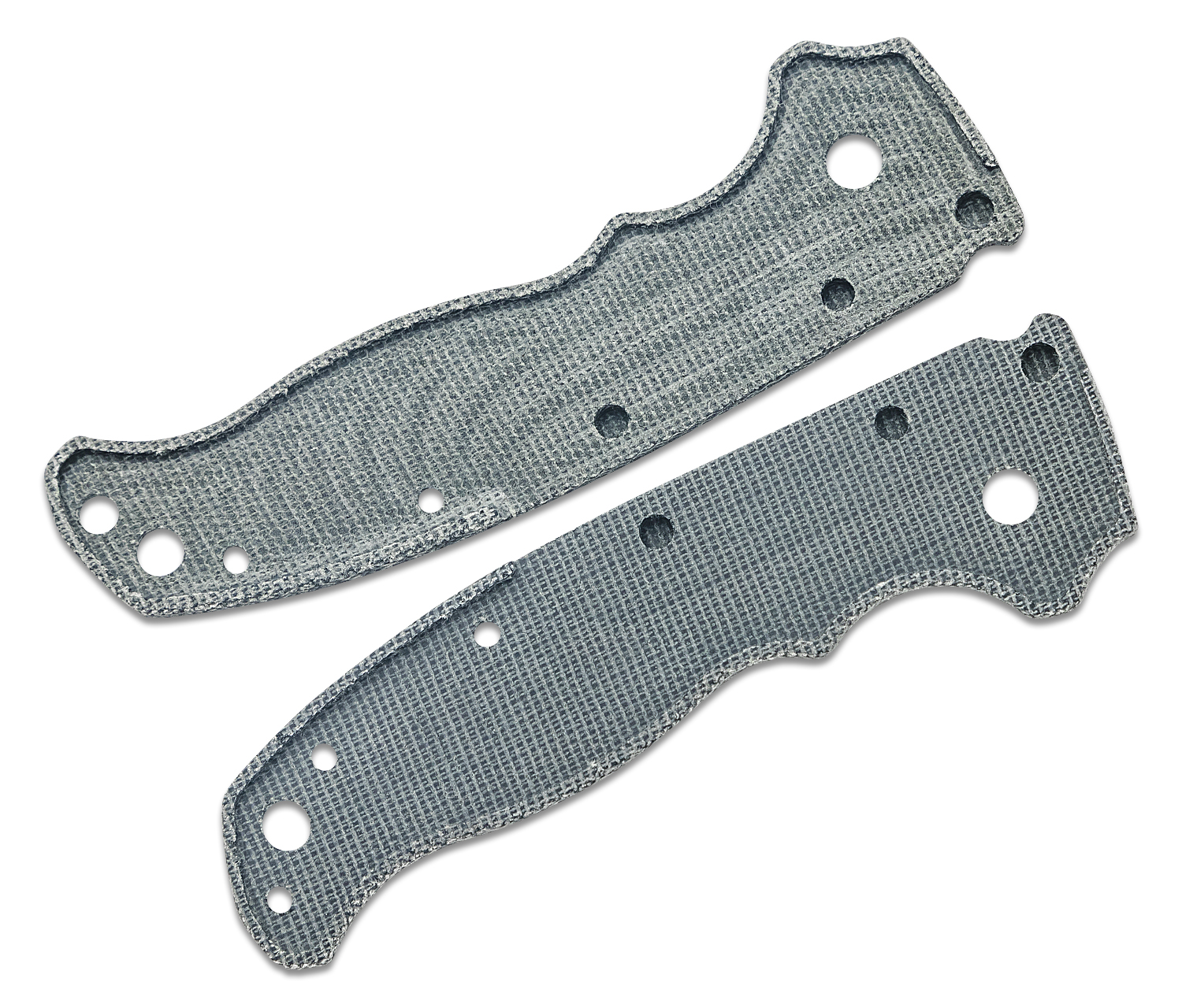 Flytanium Bandwidth Black Canvas Micarta Scales for Demko AD20.5, Knife ...