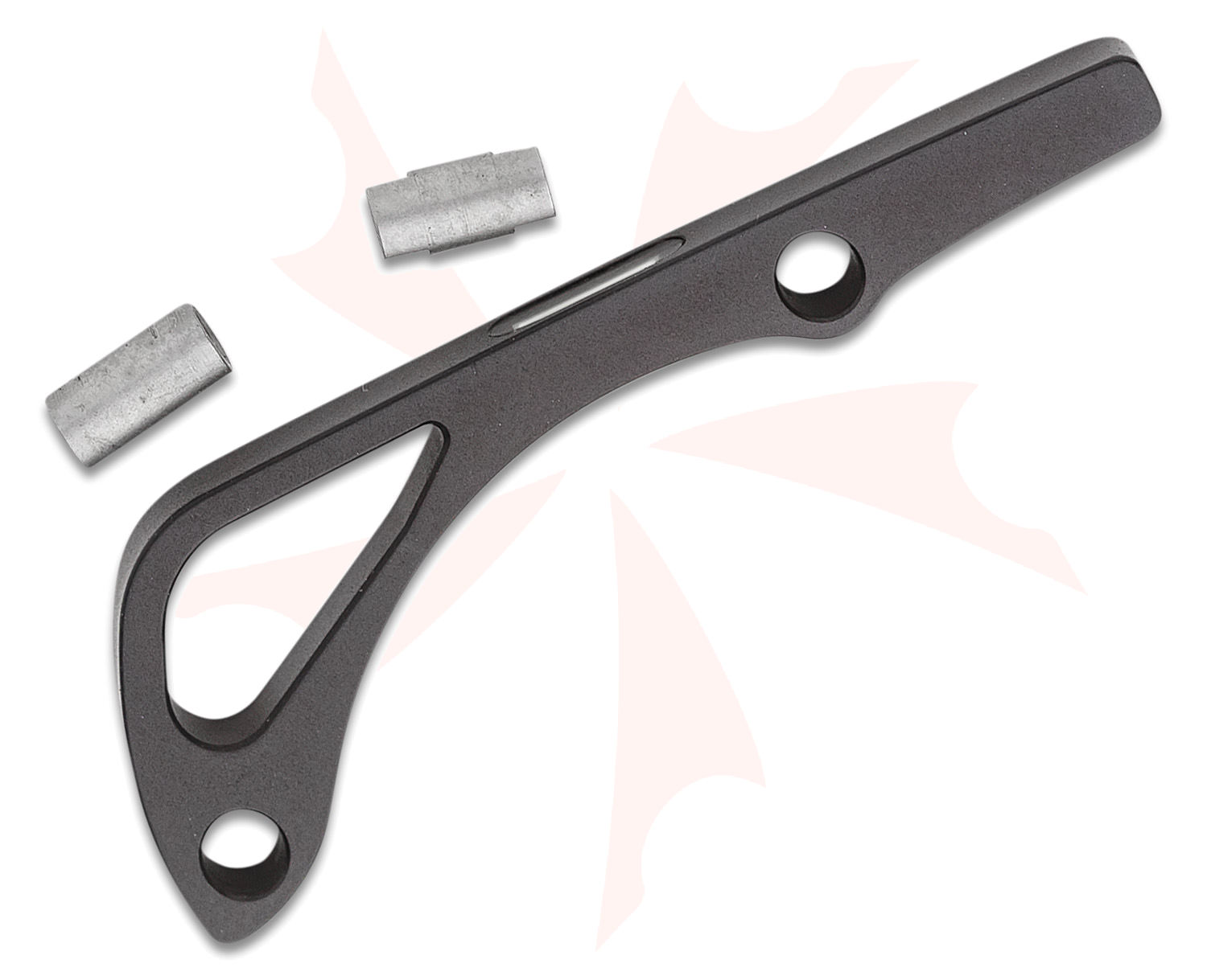 Flytanium White Tritium Titanium Backspacer for Benchmade Bugout, Black ...