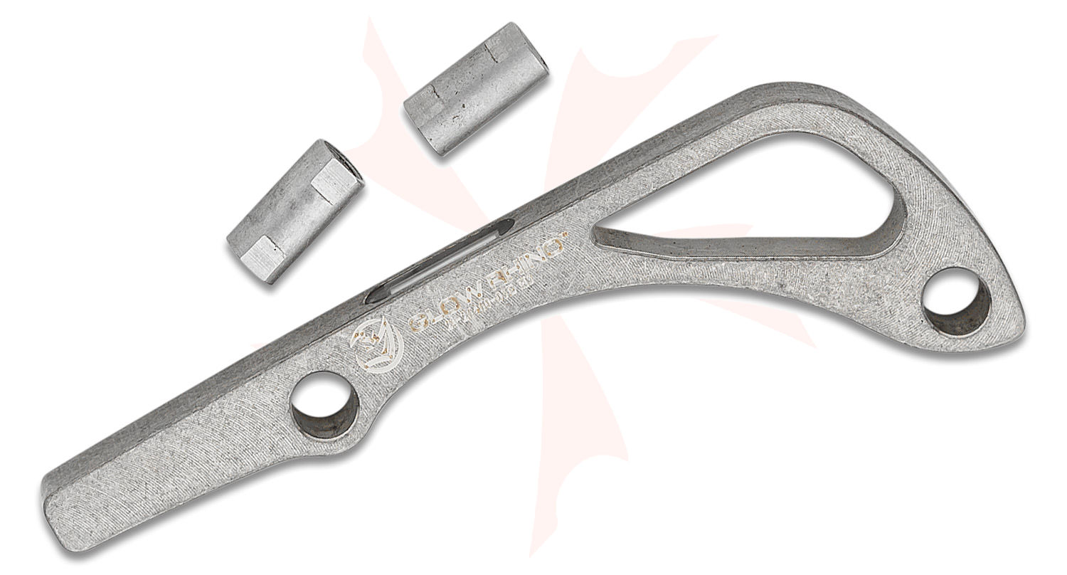 Flytanium Blue Tritium Titanium Backspacer for Benchmade Bugout ...