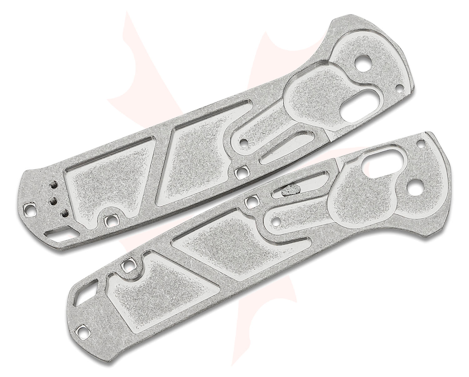 Flytanium Titanium Scales for Benchmade Taggedout, Stonewashed, Knife ...