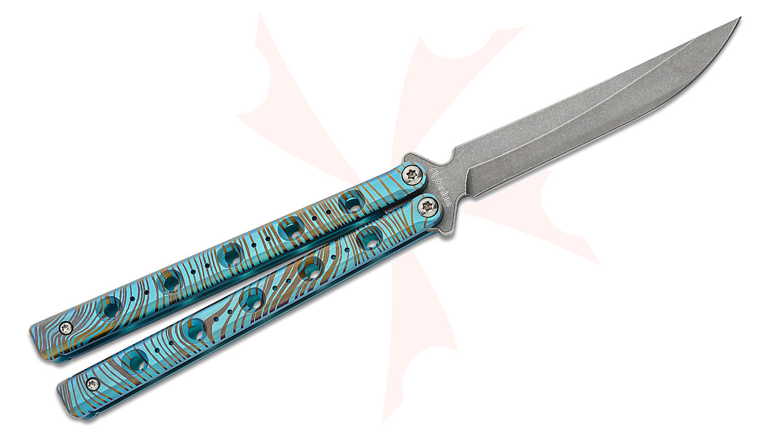 Flytanium Limited Edition FLY One #13 Butterfly Knife 4.25" S35VN ...