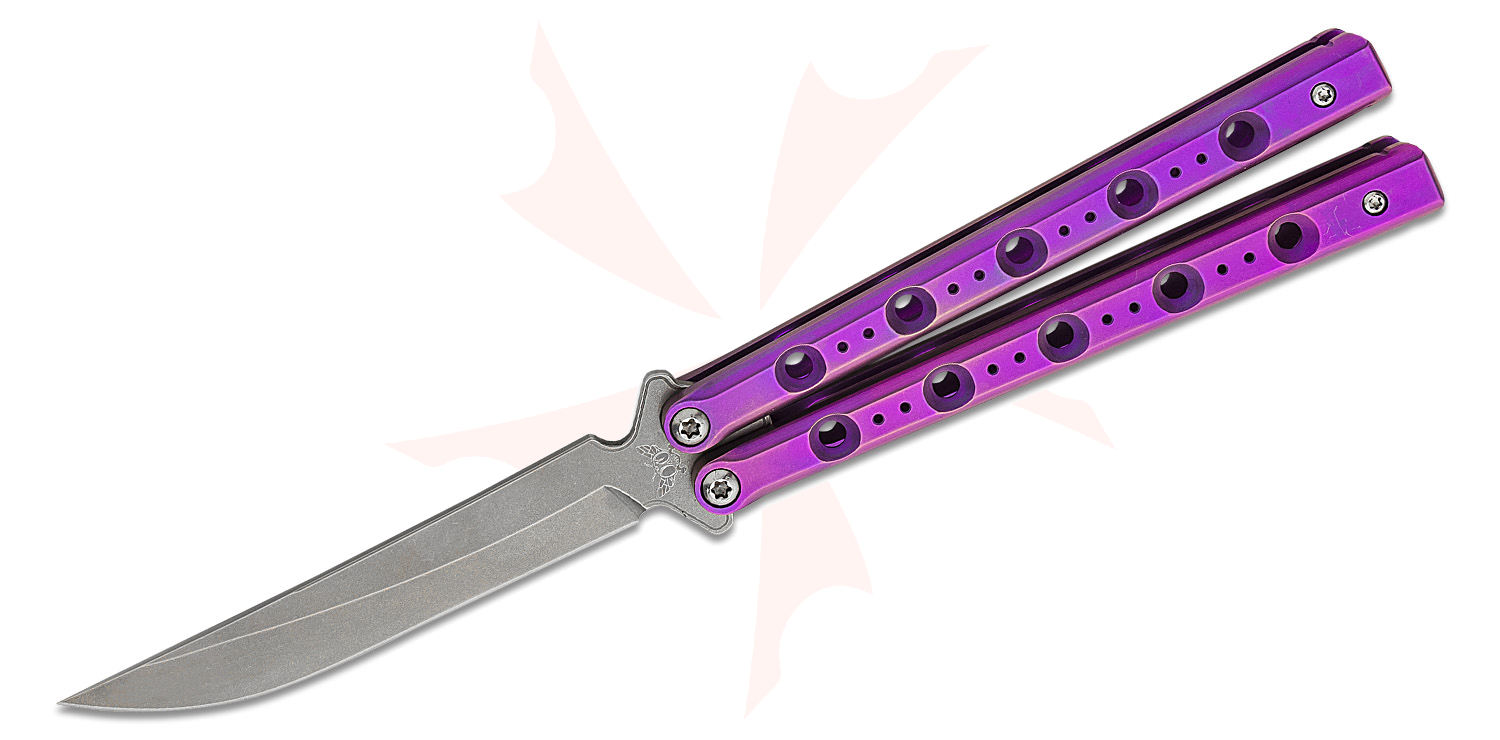 Flytanium Limited Edition FLY One #14 Butterfly Knife 4.25" S35VN ...