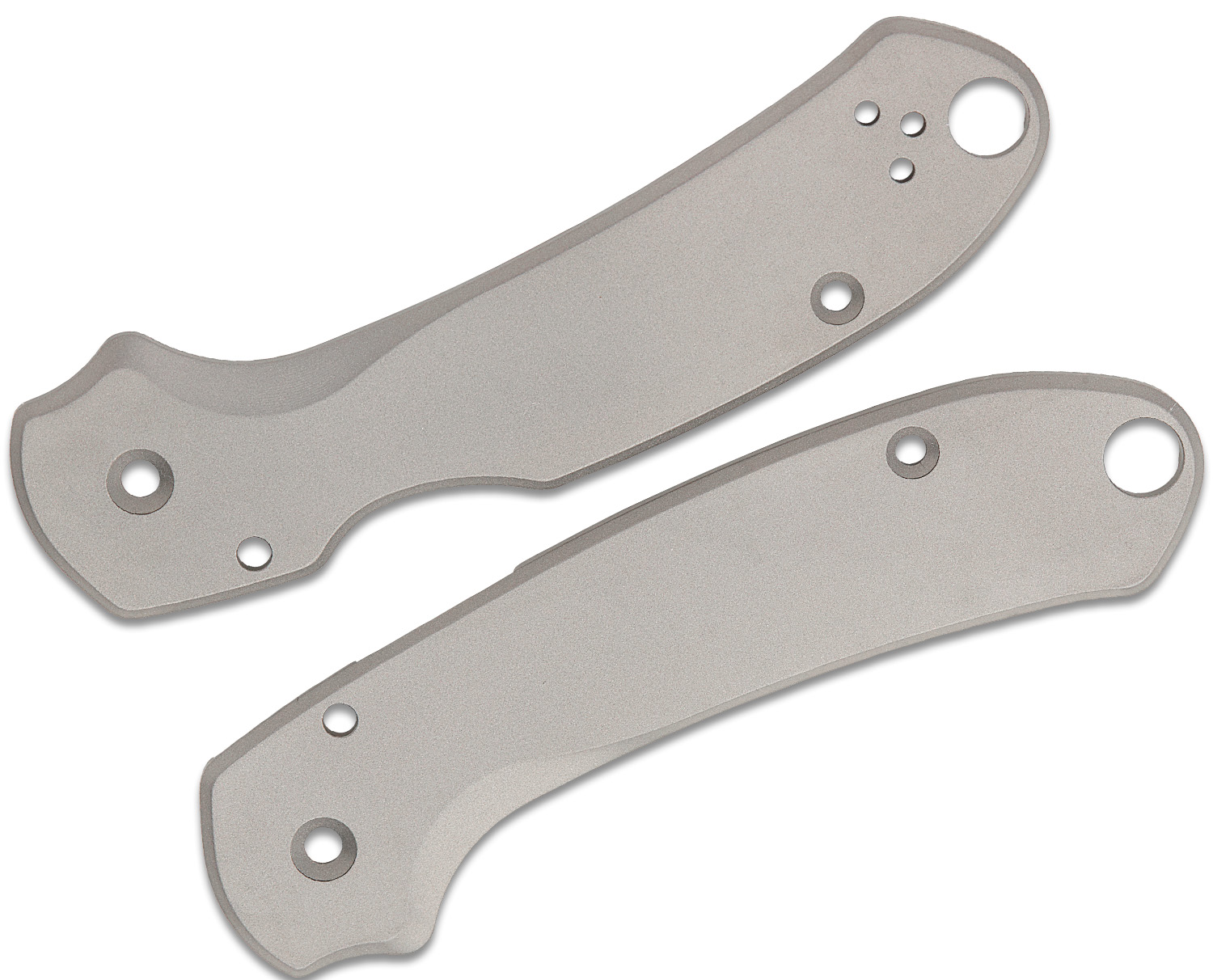 Flytanium Skinny Titanium Scales for Spyderco Para 3, Bead Blasted, Knife Not Included ...