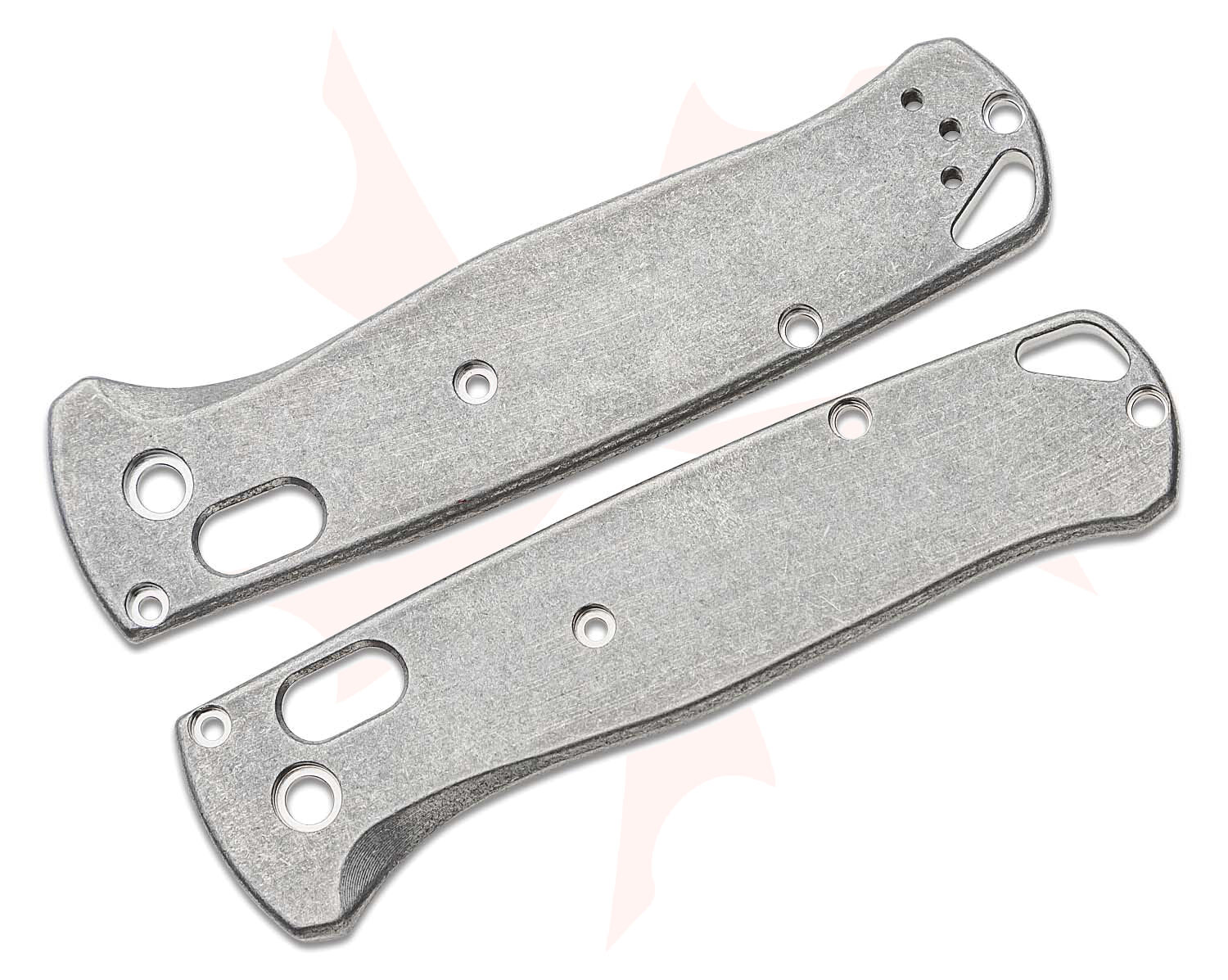 Flytanium Titanium Scales for Benchmade Bugout, Stonewashed, Knife Not ...