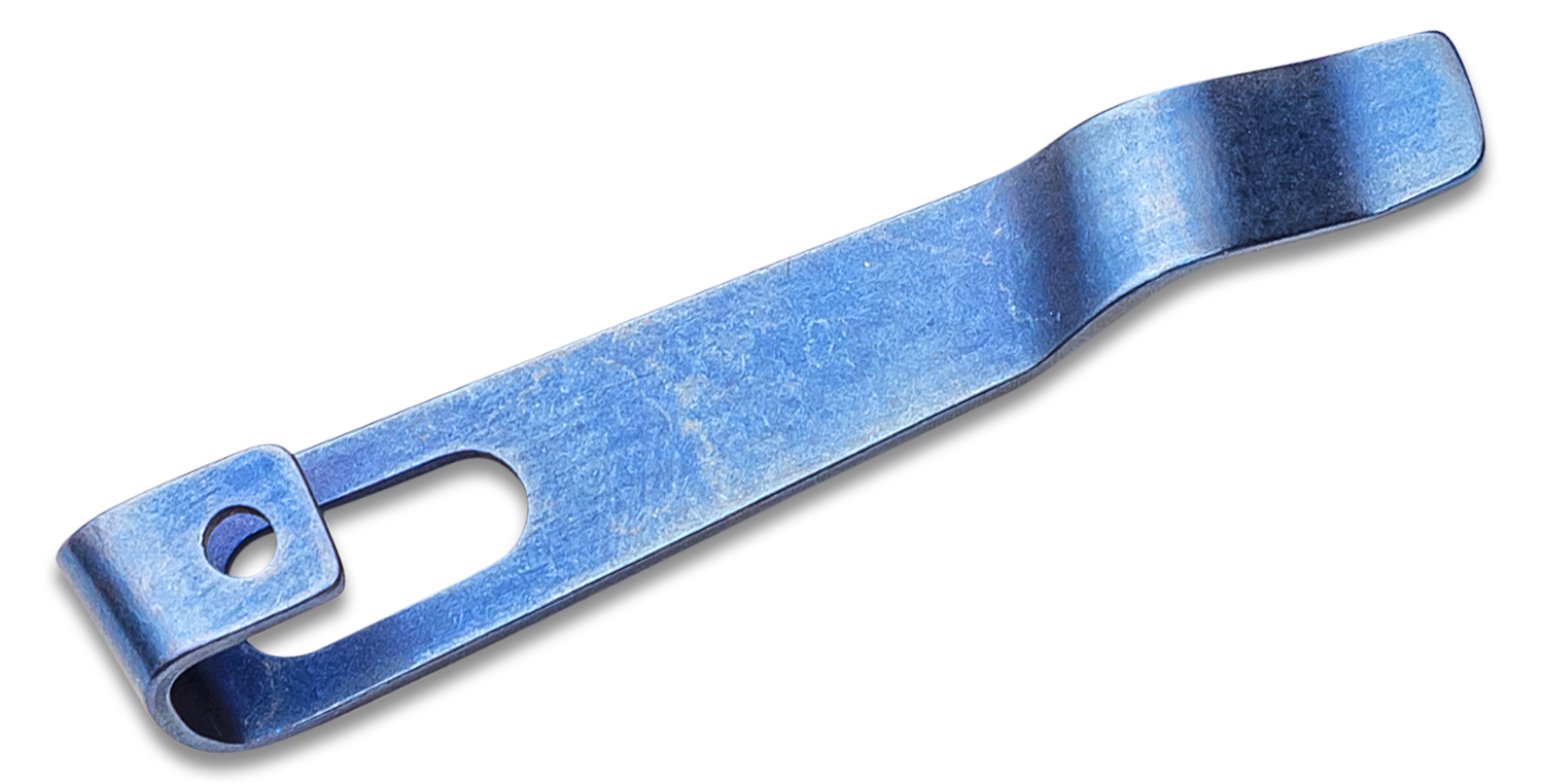 Flytanium Titanium Deep Carry Pocket Clip For Boker Kalashnikov, Blue ...