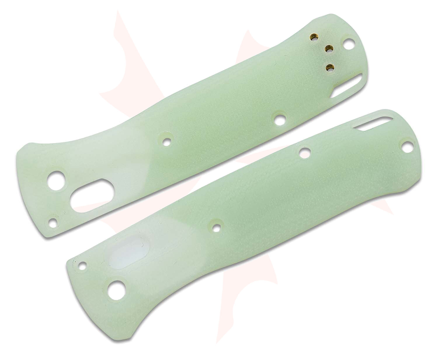 Flytanium Crossfade Jade G10 Scales for Benchmade Mini Bugout, Knife ...