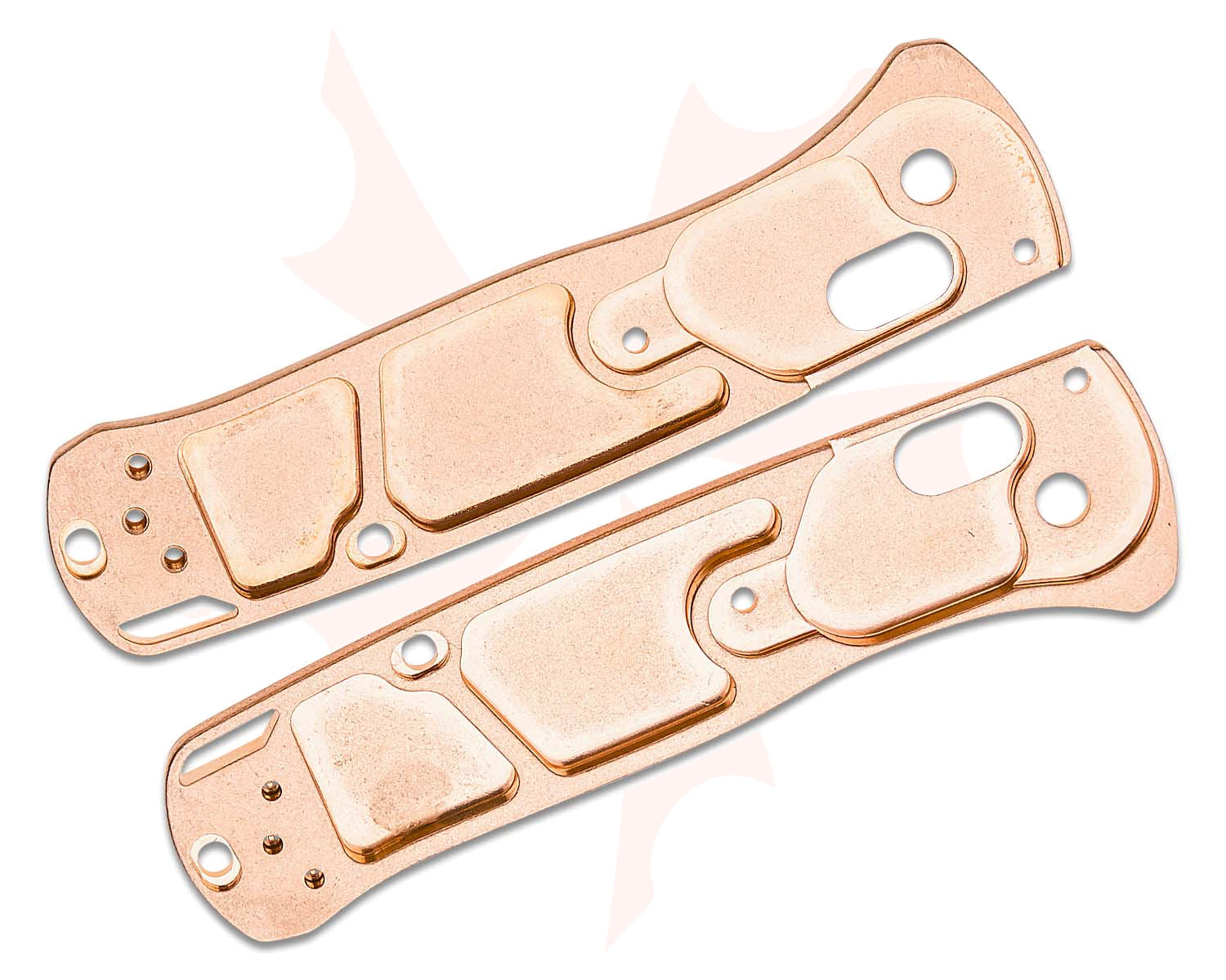 Flytanium Crossfade Copper Scales for Benchmade Mini Bugout, Antique ...