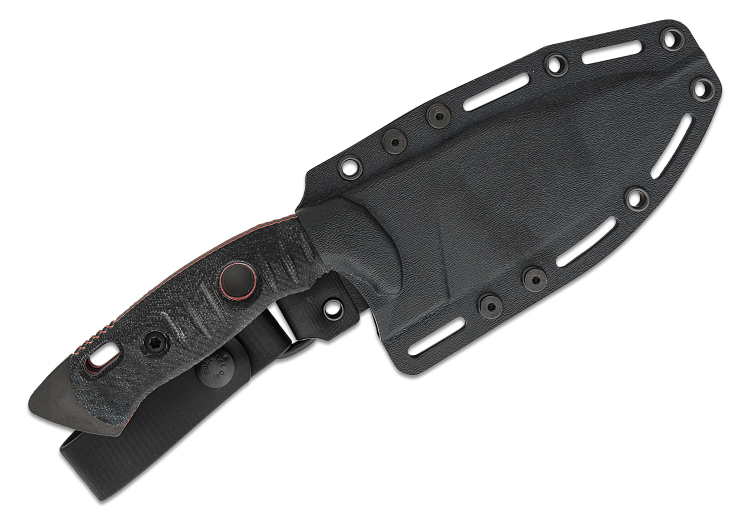 FOBOS Knives Alaris Fixed Blade Knife 4.92" CPM-3V Black PVD Drop Point ...