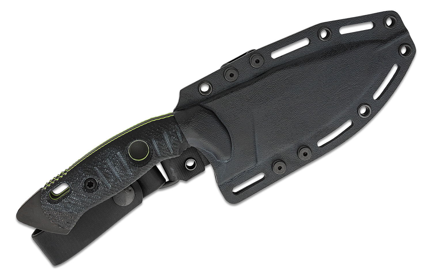 FOBOS Knives Alaris Fixed Blade Knife 4.92" CPM-3V Black PVD Drop Point ...