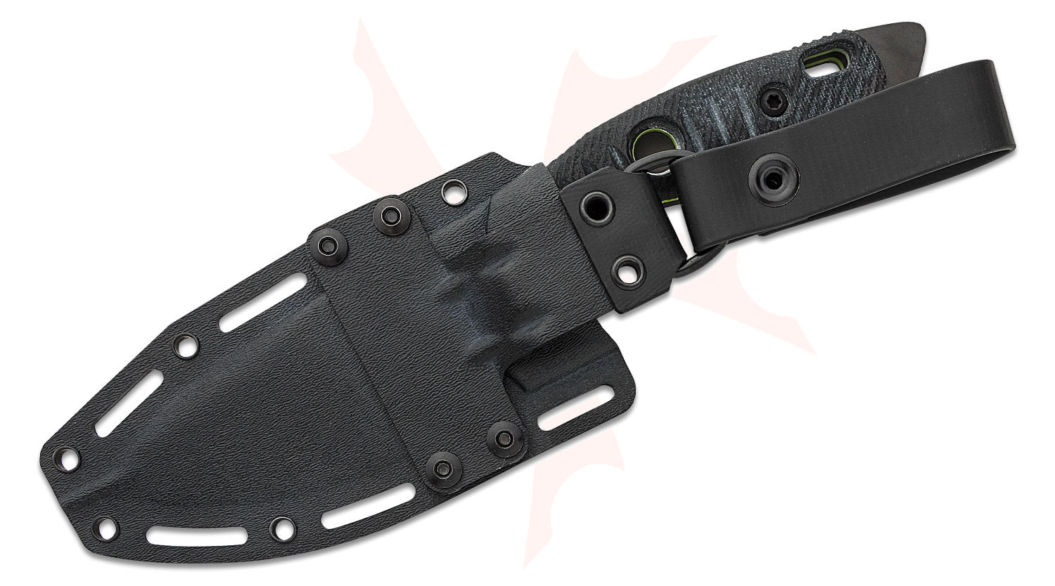 FOBOS Knives Alaris Fixed Blade Knife 4.92" CPM-3V Black PVD Drop Point ...