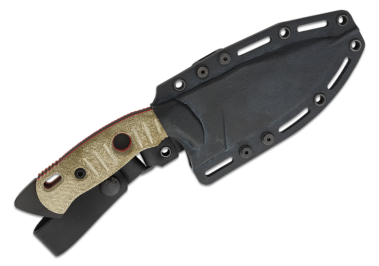 FOBOS Knives Alaris Fixed Blade Knife 4.92" CPM-3V Black PVD Drop Point ...
