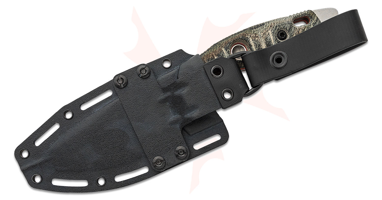 FOBOS Knives Alaris Fixed Blade Knife 4.92" CPM-3V Stonewashed Drop ...