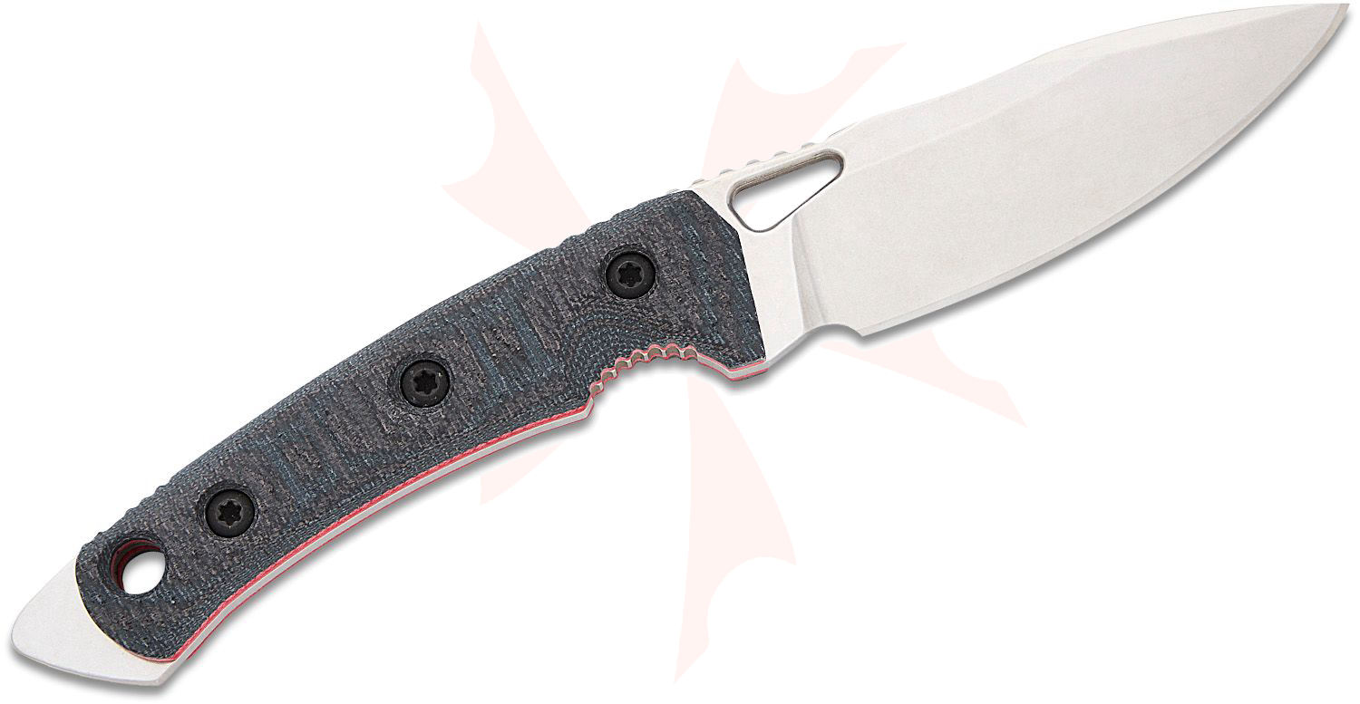 FOBOS Knives Cacula Fixed Blade Knife 4.31" CPM-S35VN Stonewashed Drop ...