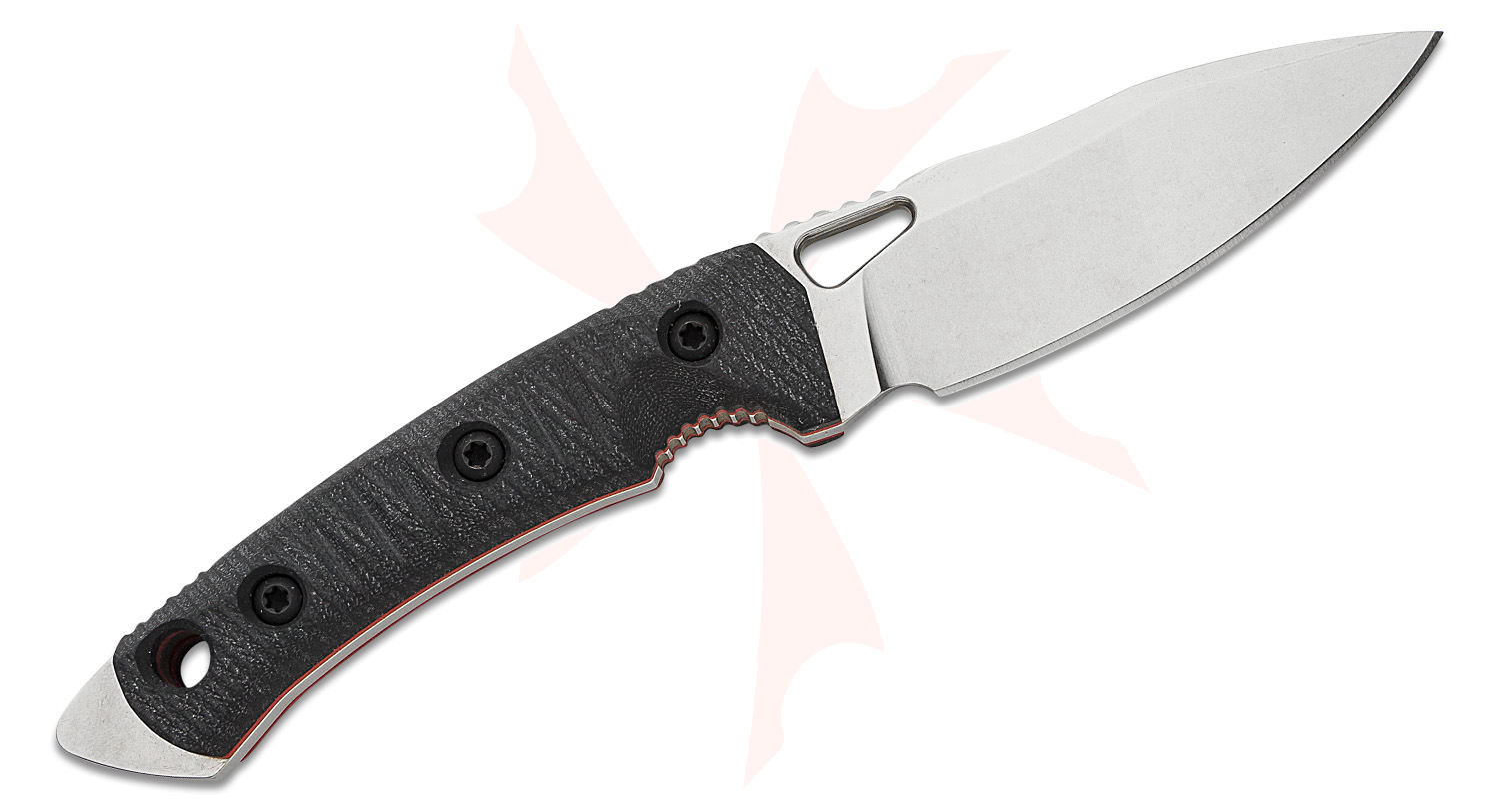 FOBOS Knives Cacula Fixed Blade Knife 4.31" CPM-S35VN Stonewashed Drop ...