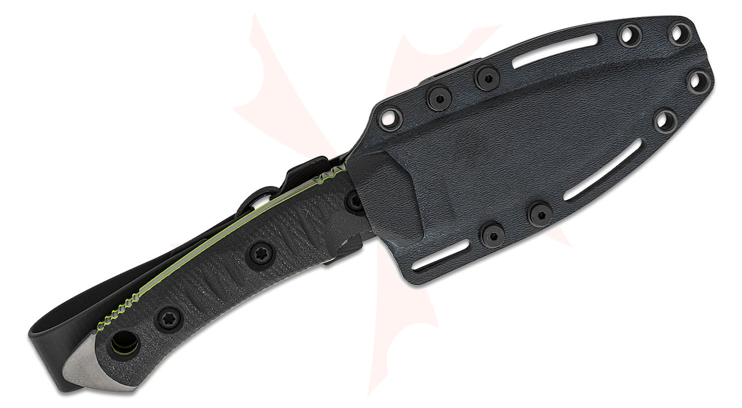 FOBOS Knives Cacula Fixed Blade Knife 4.31" CPM-S35VN Black PVD Drop ...