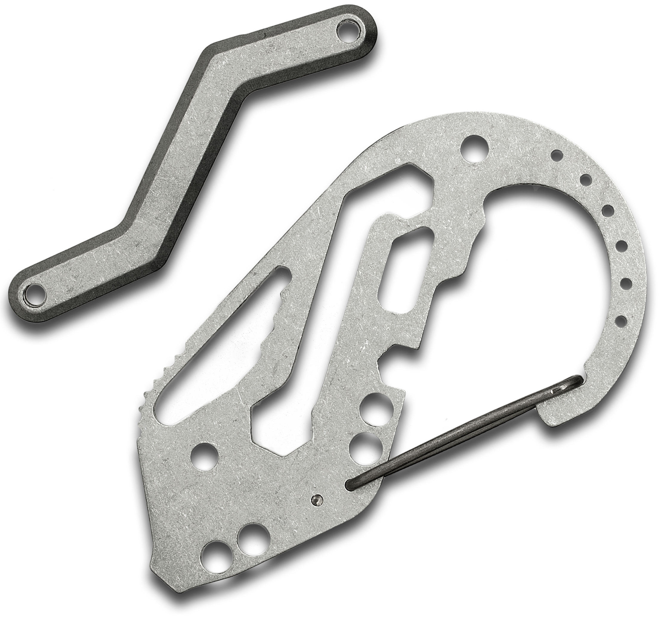 Fortius Arms Tumbled Aluminum KeyBiner Carabiner Key Retention System ...