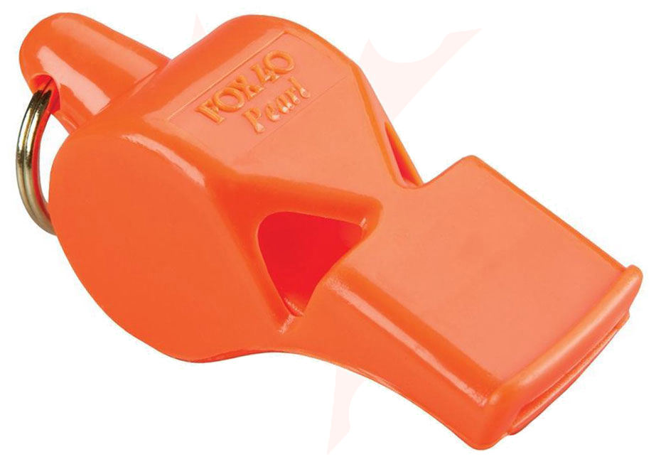 Fox 40 Pearl Safety Whistle, Orange - KnifeCenter - 19102
